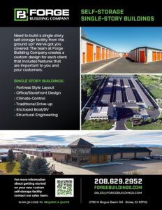 Single Story Self Storage Building Contractors